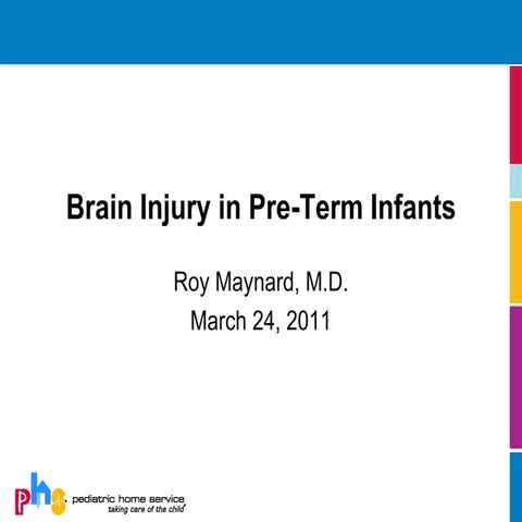 Brain Injury in Pre-Term Infants | PDF