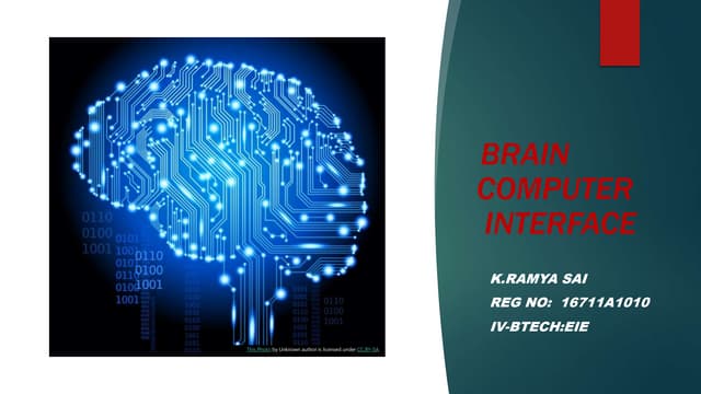 BRAIN COMPUTER INTERFACE(BCI) | PPTX