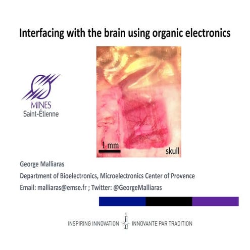 Interfacing with the brain using organic electronics | PDF