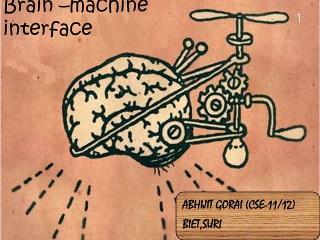 BRAIN COMPUTER INTERFACE