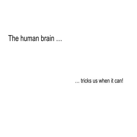 Brain playing tricks | PPS