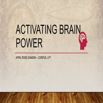 Brain power | PPT