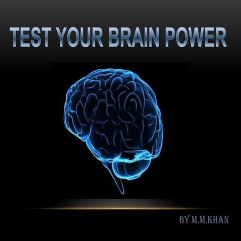 Brain power test | PPTX