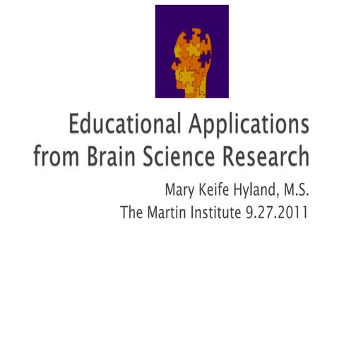 Brain presentation special ed teachers | PPTX
