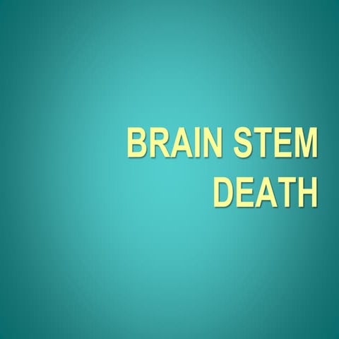 Death, Types of Death and Brain death | PPTX