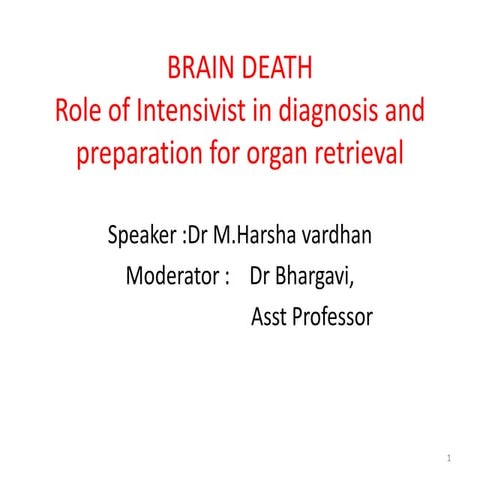 Brain stem death3 | PPTX