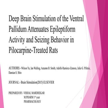 Deep brain stimulation | PPTX