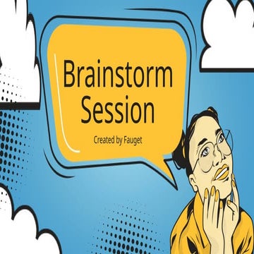 Brainstorm Session Powerpoint Presentation | PPT