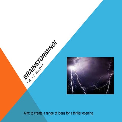 Brain storming! | PPTX
