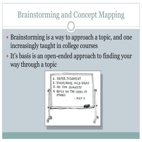 Brainstormingconceptmaps | PPTX