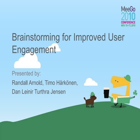 Brainstorming for improved user engagement | PPTX | Technology & Computing