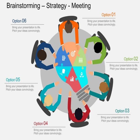 Brainstorming Free PowerPoint Diagram.pptx