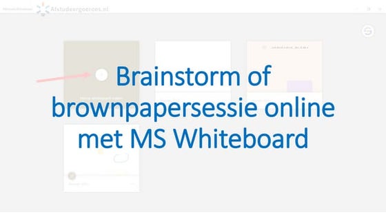 Digitale mindmap maken | PPT