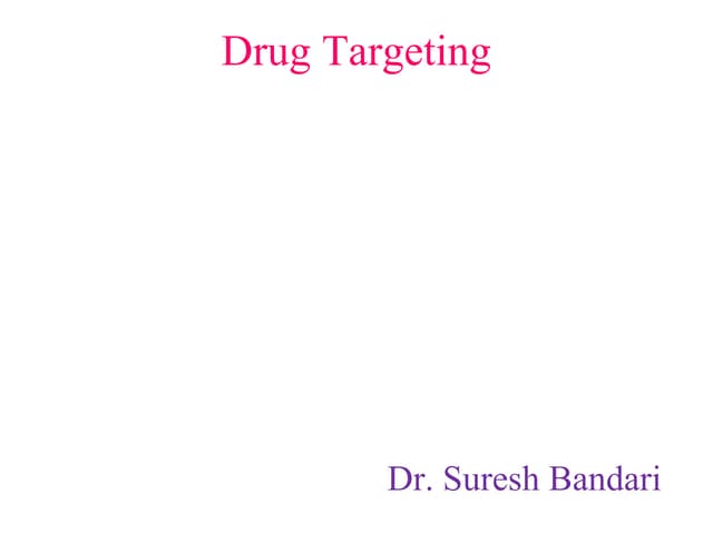Targeted Drug Delivery Systems | PDF