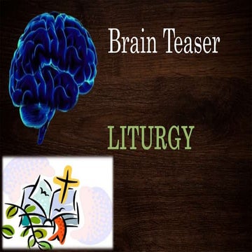 Brain Teaser By Study RT | PPT