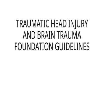 Primary and secondary head injury EDH and SDH | PPTX