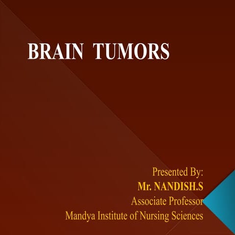 Brain Tumors .pptx