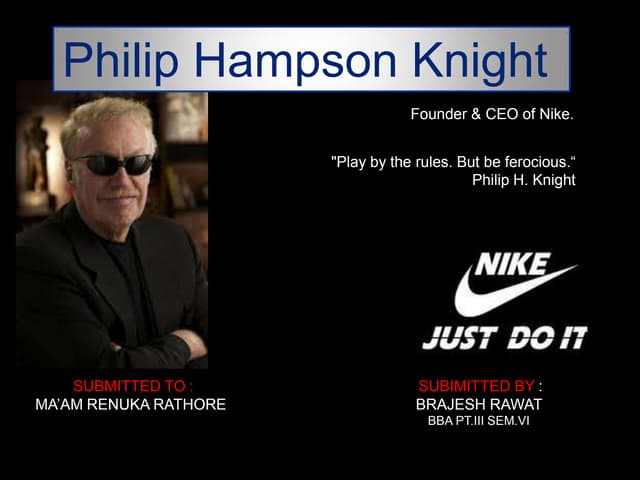 Nike Backgrounder PR Writing | DOCX