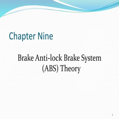 Brake abs theory | PPTX