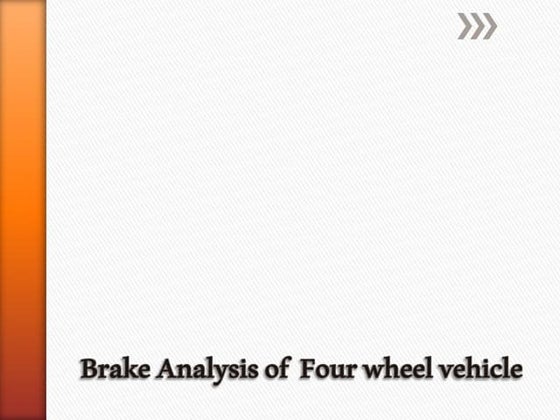 ADVANCED TRANSIENT THERMAL AND STRUCTURAL ANALYSIS OF DISC BRAKE BY ...