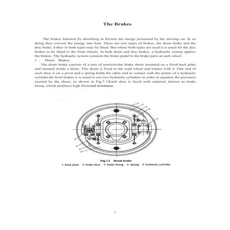 Auto Brake disc introduction | PDF
