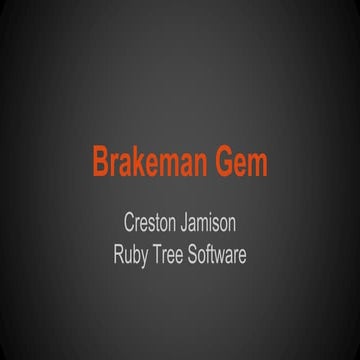 Brakeman Gem | PPT