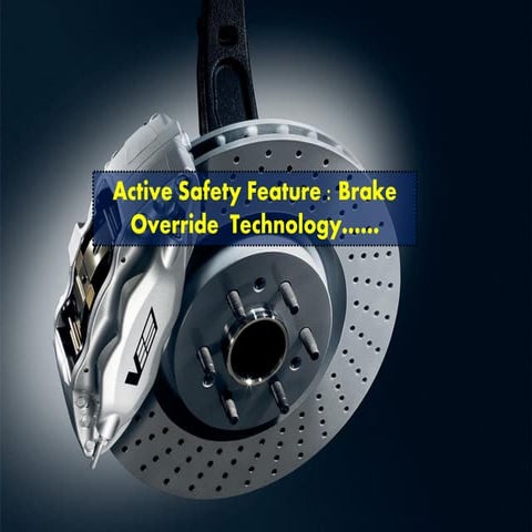 Brake Override Technolgy | PPT