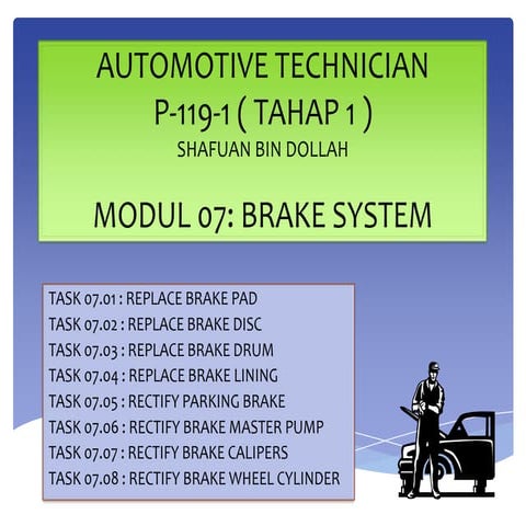 Brake slide show | PPTX