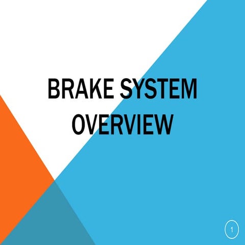 Brakes system overview | PPT