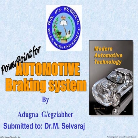 braking system.power point for engineering students | PPT