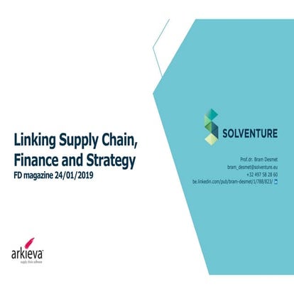 Bram Desmet - Vlerick & Solventure | PDF