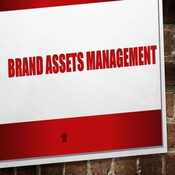 Brand Assets Management and its components | PPTX
