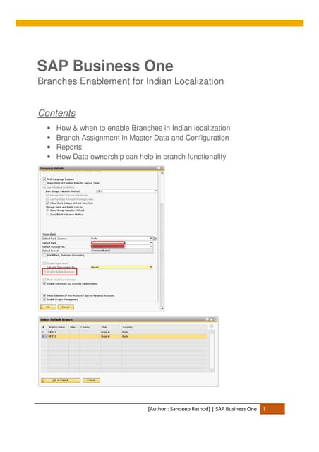 Standard Purchase process with accounting in sap b1 | PDF