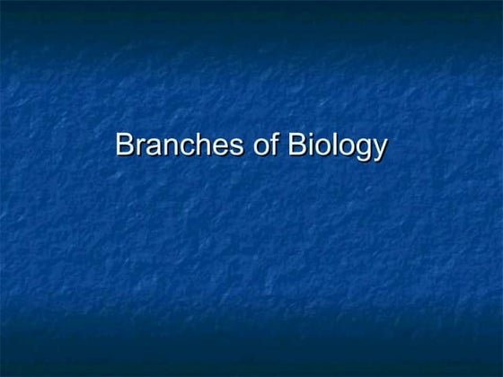 Introduction to Biology | PPTX