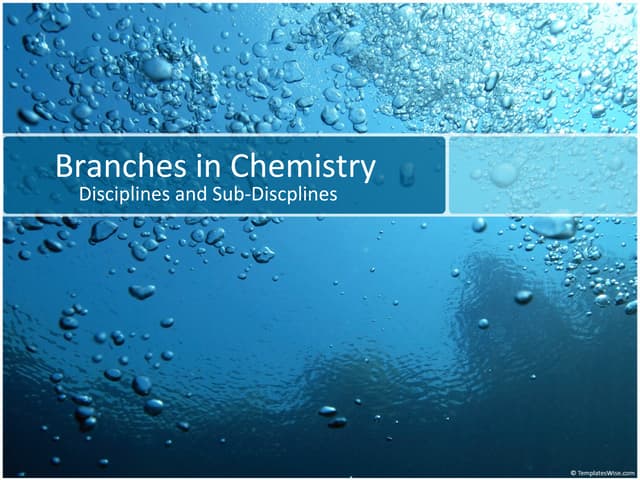 Chapter 1 - Introduction to Chemistry | PPT
