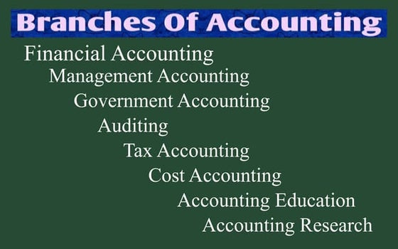 Branches of accounting | PPT