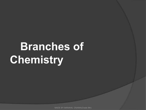Introduction to chemistry | PPT