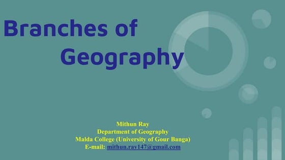 Definition, scope & purpose of Geography | PPT | Geography | Science