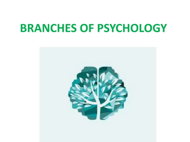 Branches of psychology | PDF