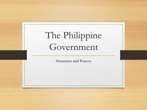 3 branches of the Philippine government | PPT