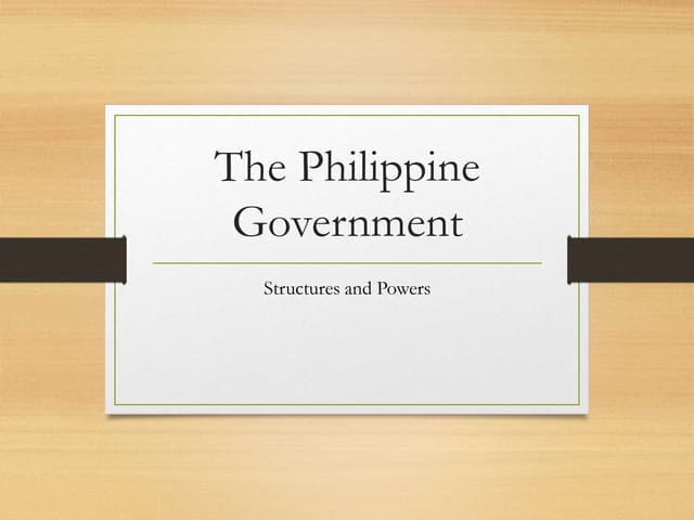 Comparison of the three branches of the government | DOCX