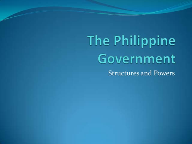 The Philippine Local Government Code | PPT