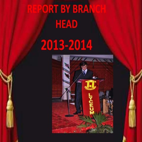 Branch head presention | PPT