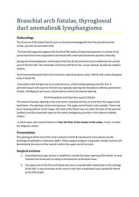 Thyroglossal duct cyst | PPTX | Thyroid Disorders | Endocrine and Metabolic Diseases