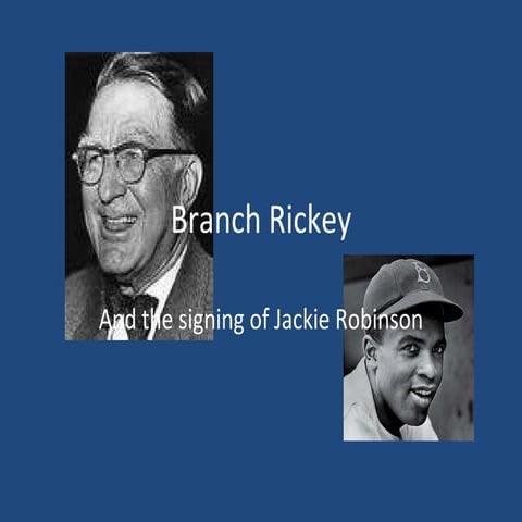 Branch rickey | PPT