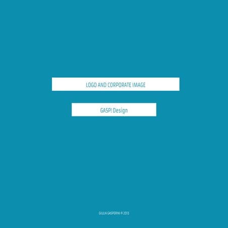 Brand identity Gasp! Design | PPT