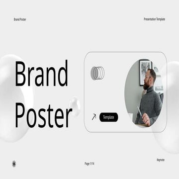 brand poster for designers and business man | PPTX