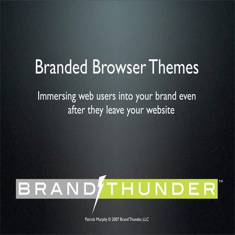 Brand Thunder Overview | PPT