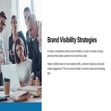 An Overview of Brand Visibility Strategies | PPT