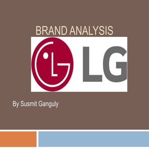 Brand analysis of LG | PPTX